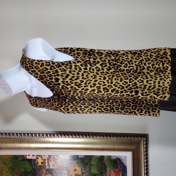 DG2 by Diane Gilman | Sweaters | Dg2 By Diane Gilman Leopard Print ...